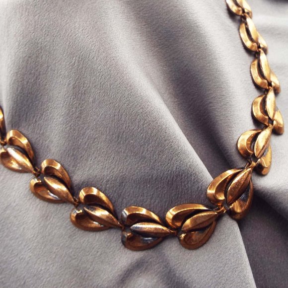 1950'S PATINA ON COPPER HEARTS NECKLACE | Jewelry | Antique 95s ...
